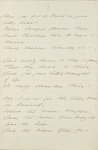 Have you got a Brook in your little heart, - Dickinson's Birds